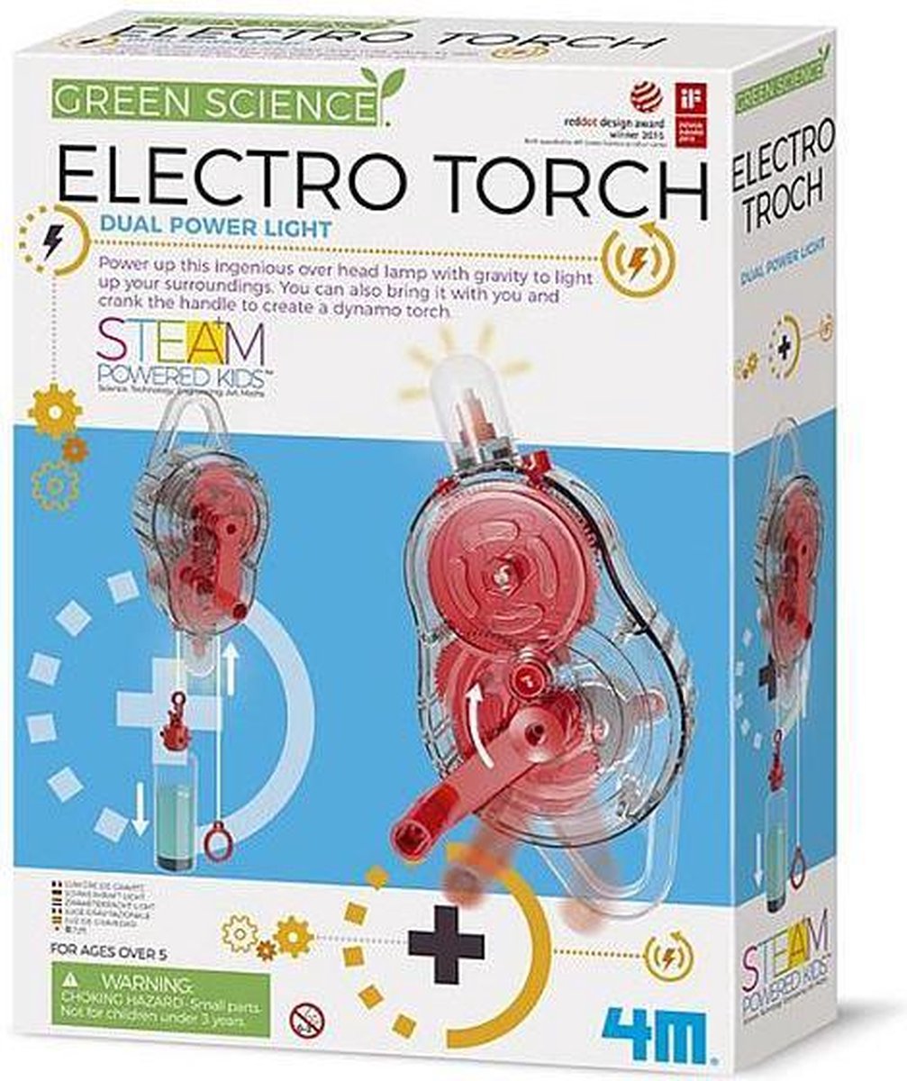 4m Kidzlabs: Green Science Robot Bouwpakket - 4893156033895