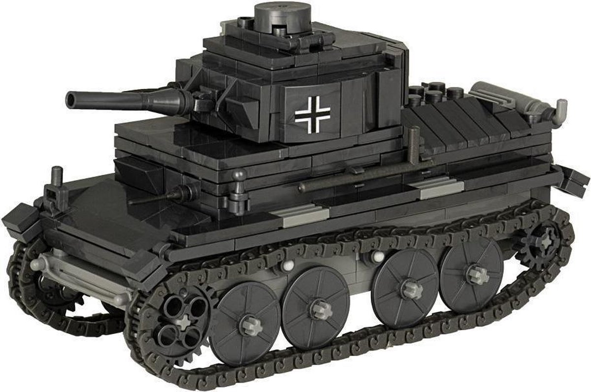 Bluebrixx Panzer Kampfwagen 38T Light Tank - 535 onderdelen - Lego ...