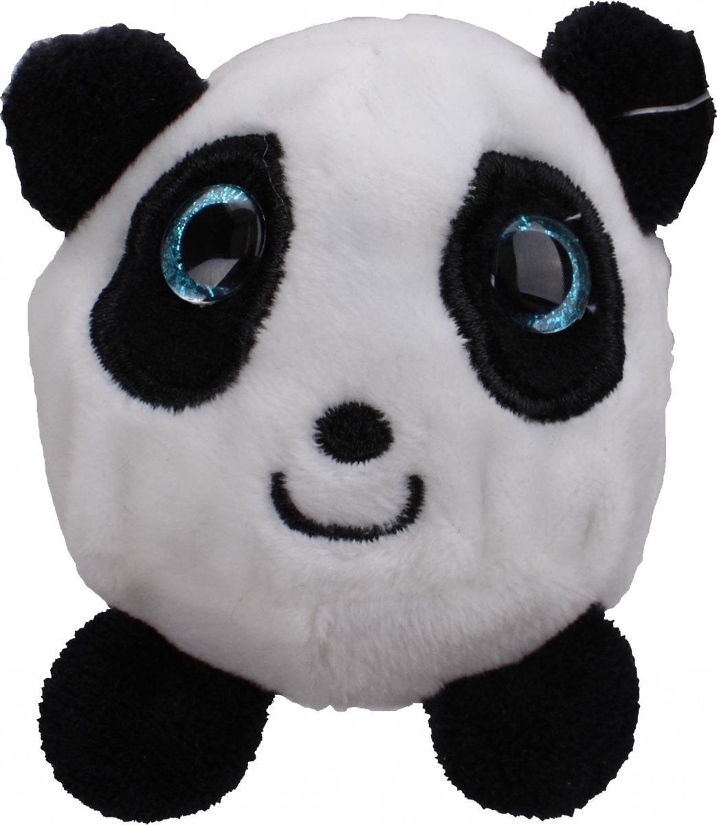 Gosh! Designs Pluchen Dinkies Zoo Panda 7 Cm Zwart/wit - 8719817299645