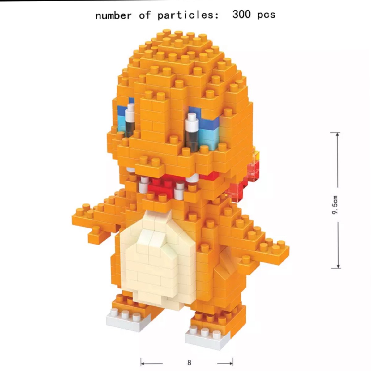 Pokemon Lego, Microbrick Charmander, Lego Blokken, Pokemon Speelgoed ...