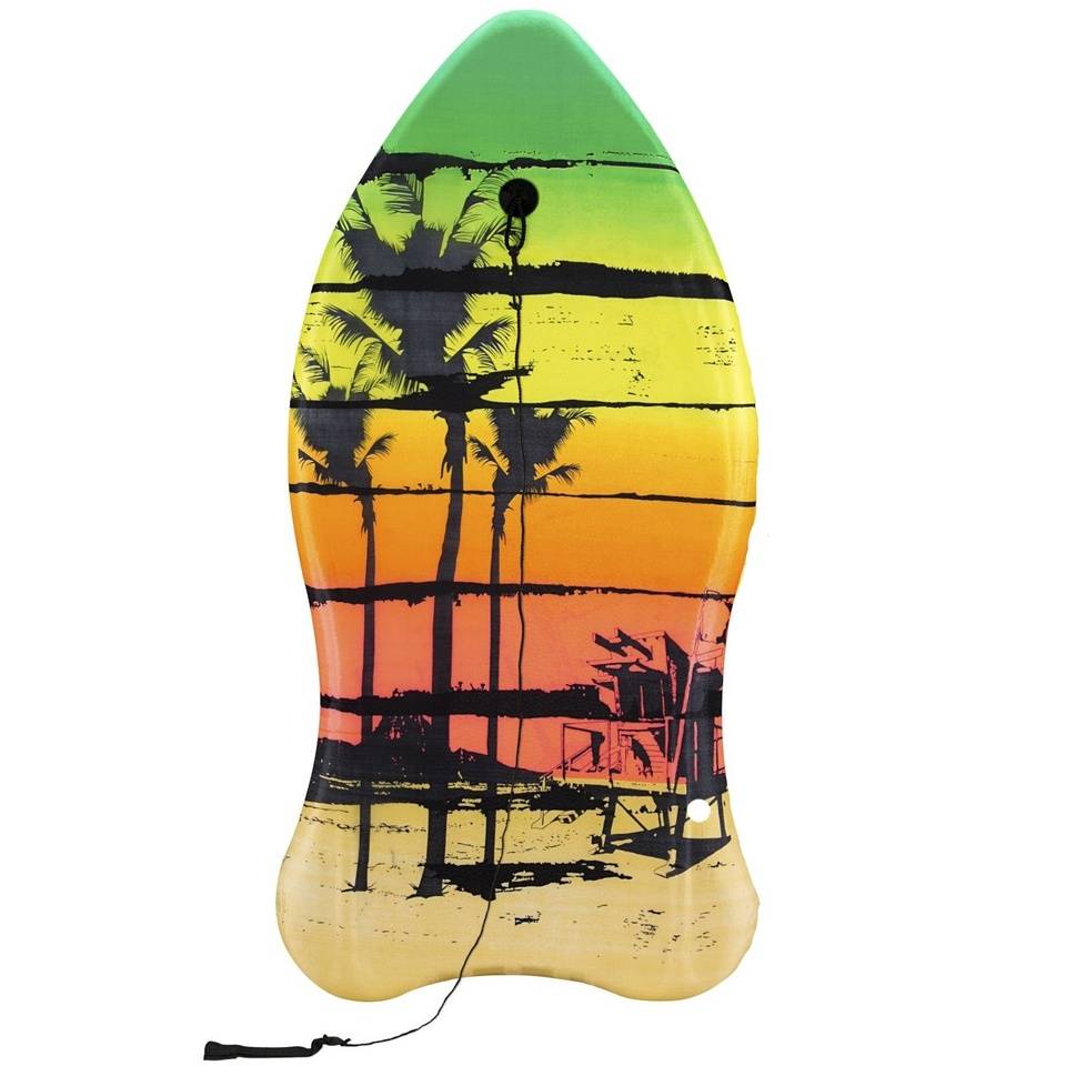 Waimea Ergo Shape bodyboard print - geel - 8716404284565