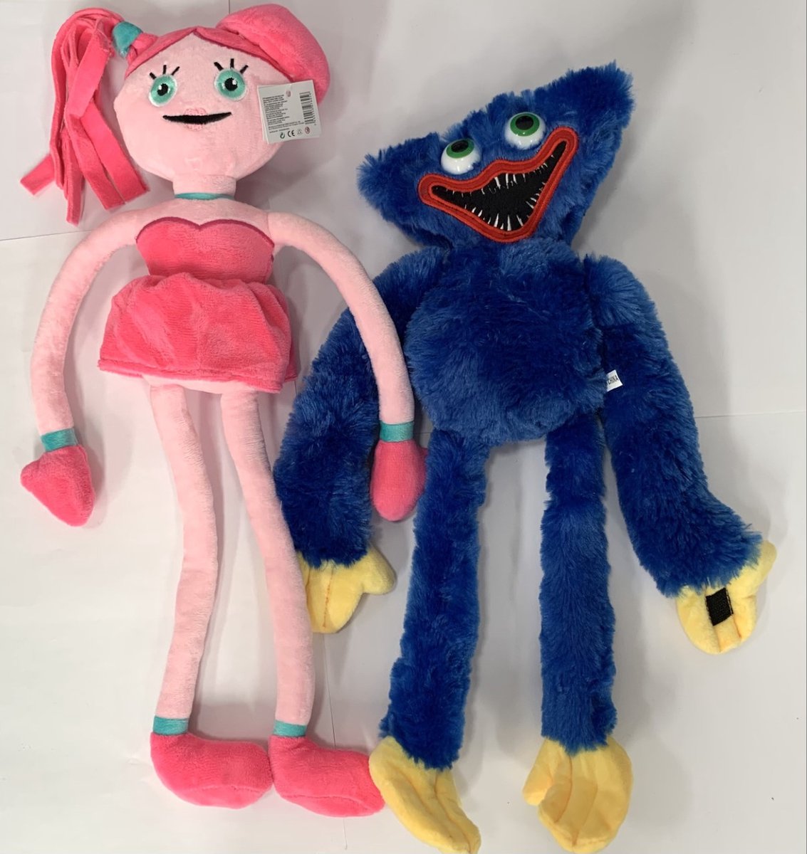 Poppy Playtime - Huggy Wuggy en Mommy Long Legs knuffel - Set van 2 ...