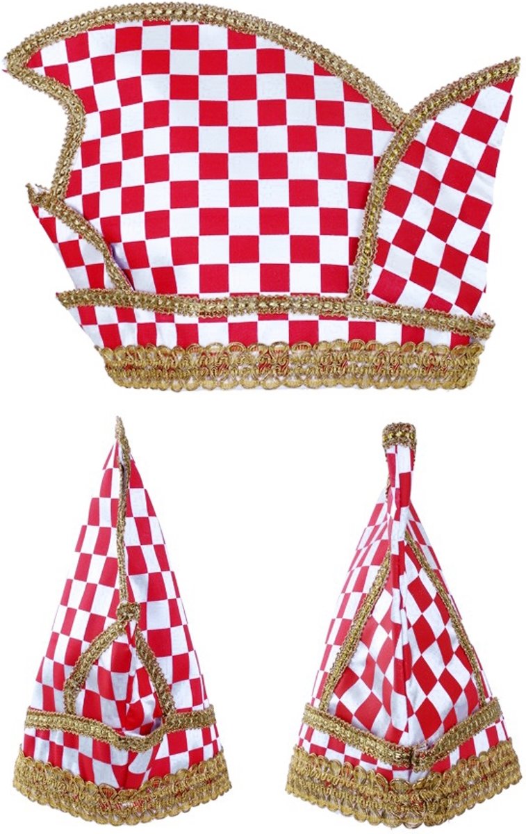 Prins Carnaval steek muts blauw met steentjes - prinsenmuts raad van ...