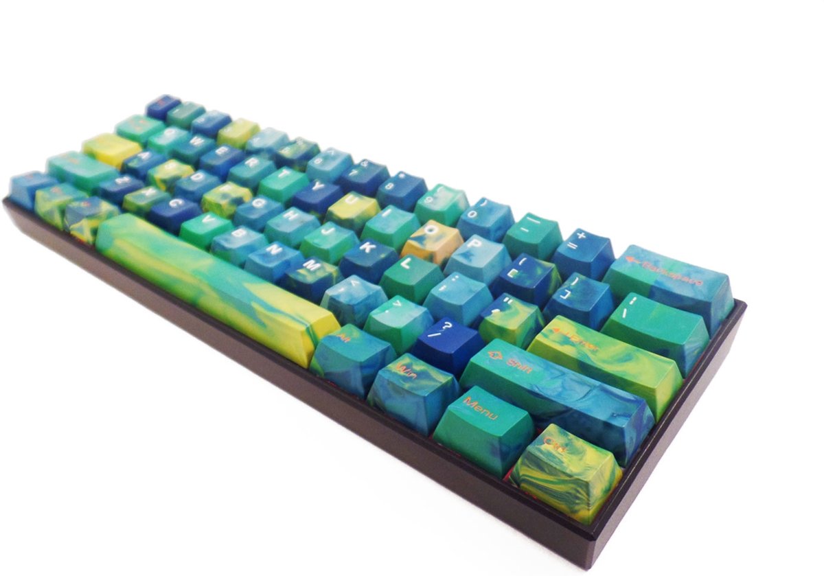 Tai-Hao Keycaps (104 ANSI keys) - Cubic Avatar Cherry MX ABS Double ...