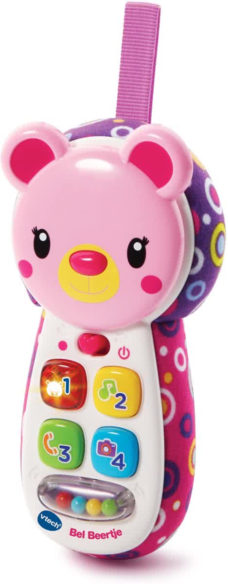 VTech Baby Bel Beertje Roze - 3417765027529