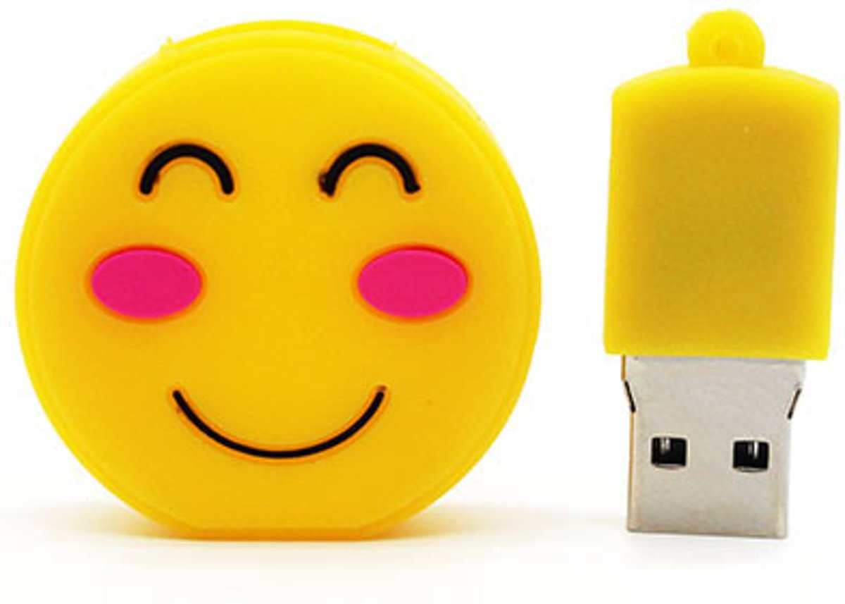 Emoji Blusch USB Stick 16gb - Voor al jou bestanden- De leukste emoji ...